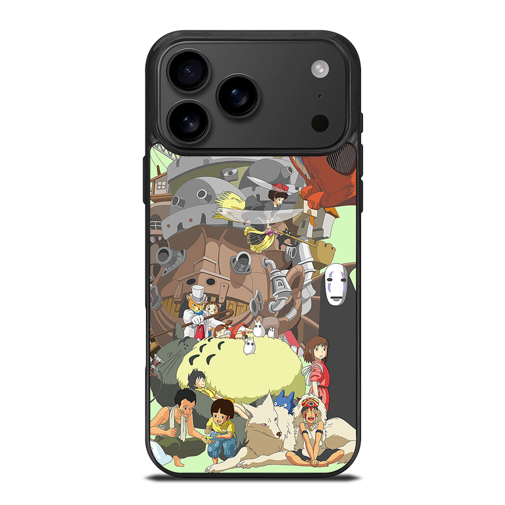 ANIME STUDIO GHIBLI ALL CARACTER iPhone 17 Pro Max Case Cover – casecentro