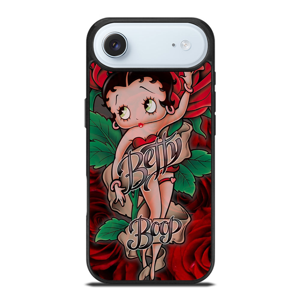 BETTY BOOP CARTOON FLOWER iPhone Air Case Cover – casecentro