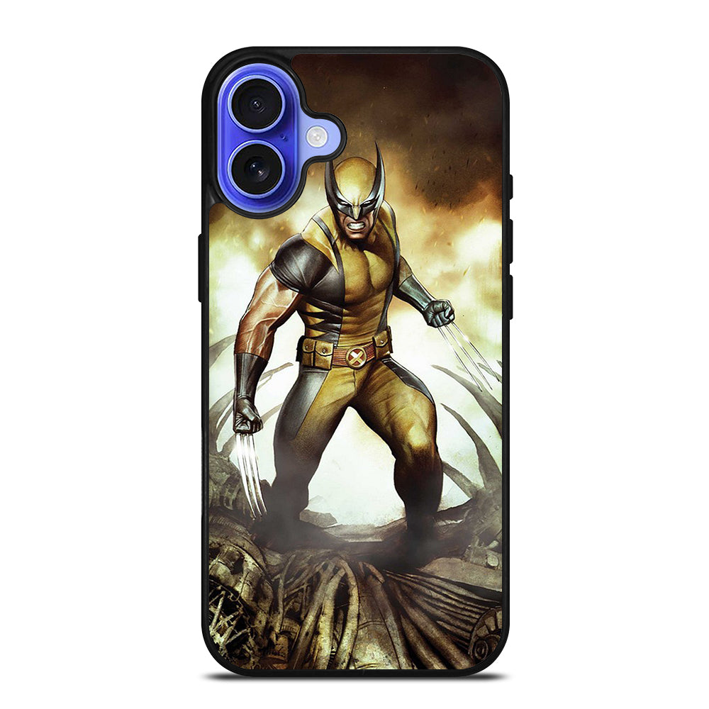 COMIC WOLVERINE MARVEL CARTOON iPhone 16 Case Cover – casecentro