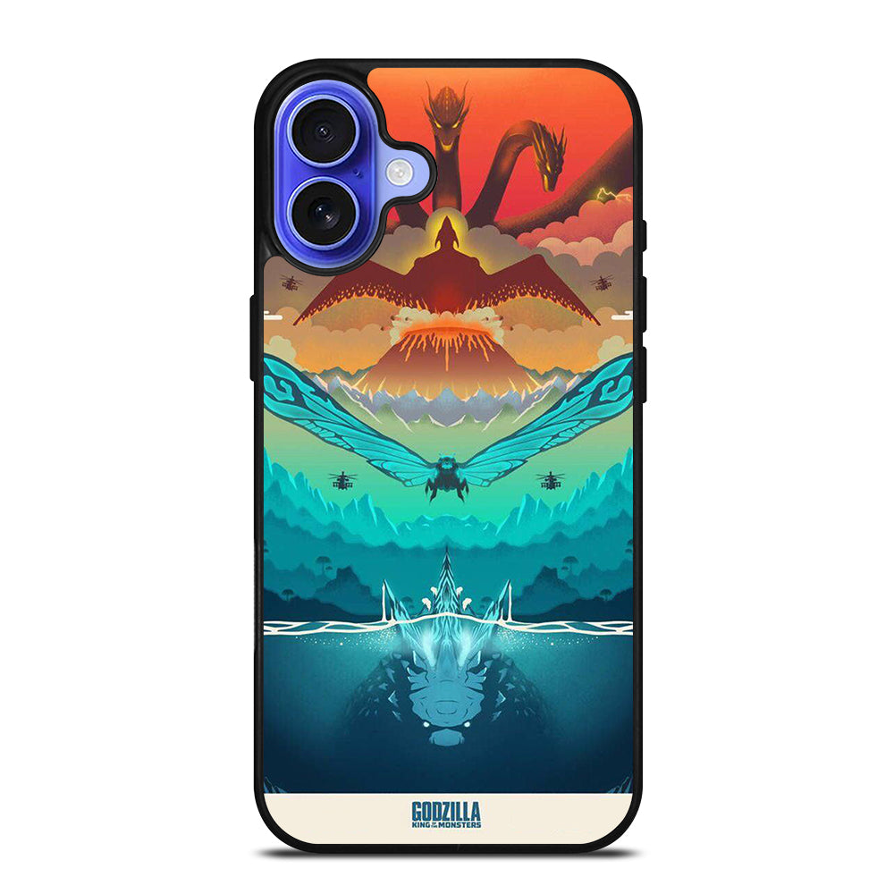GODZILLA CLIPART iPhone 16 Case Cover – casecentro