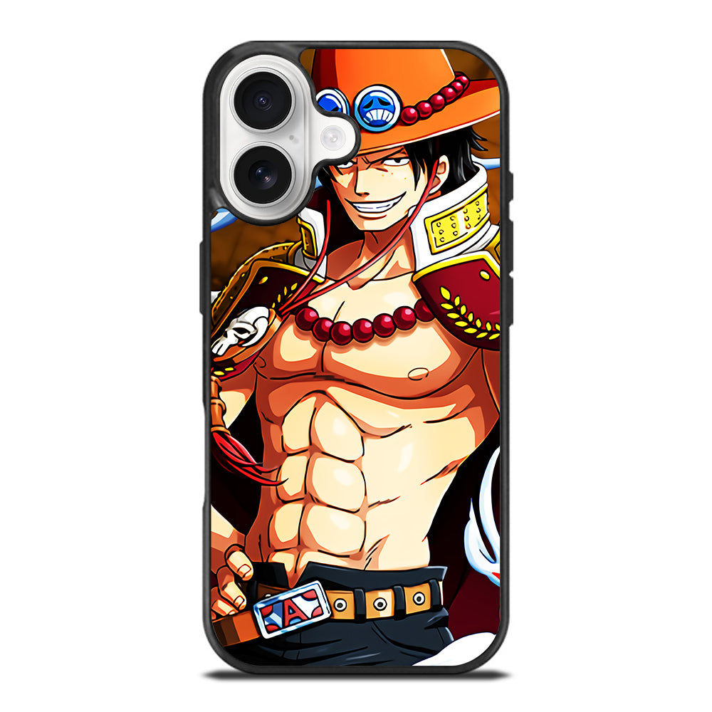 PORTGAS D ACE ONE PIECE ANIME iPhone 17 Case Cover – casecentro