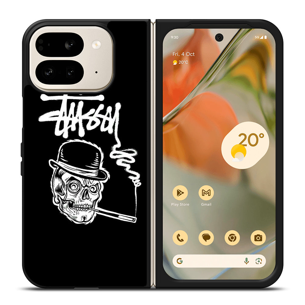 STUSSY SKULL LOGO Google Pixel 9 Pro Fold Case Cover – casecentro