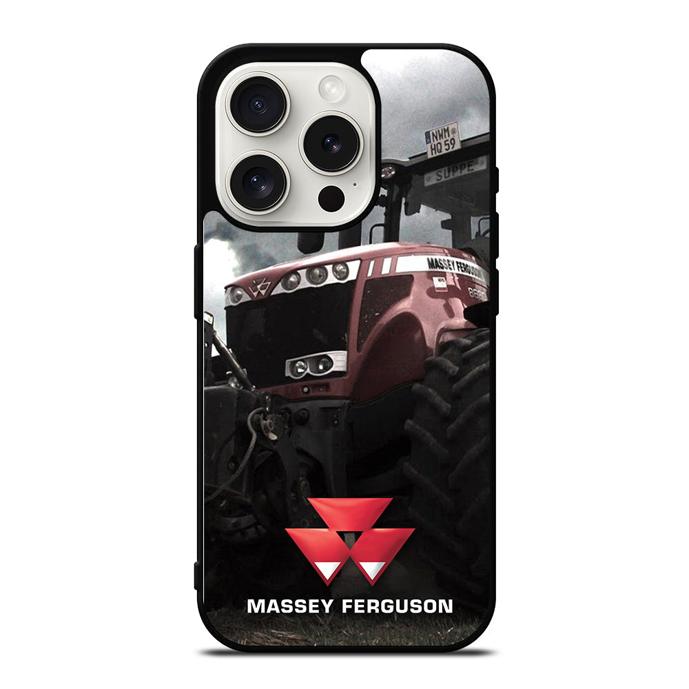 MASSEY FERGUSON RED TRACTOR iPhone 15 Pro Case Cover – casecentro