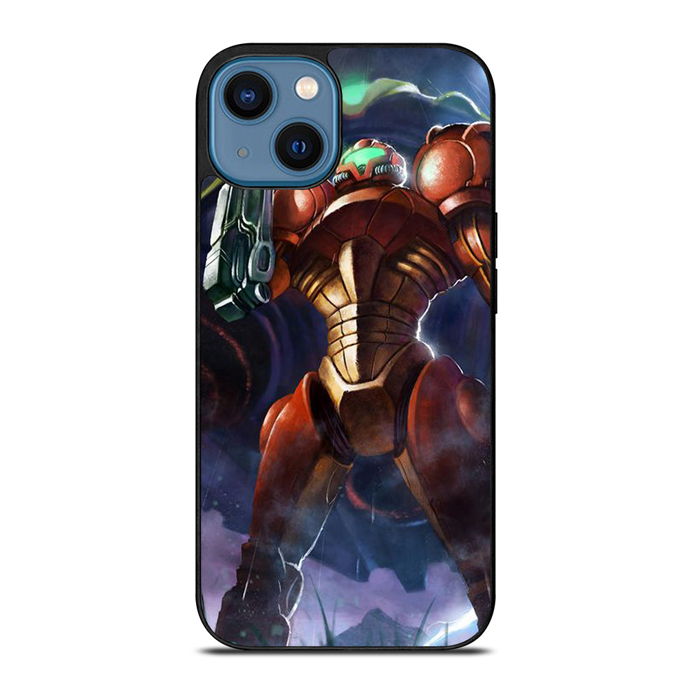SAMUS ARAN METROID ART iPhone 14 Case Cover – casecentro