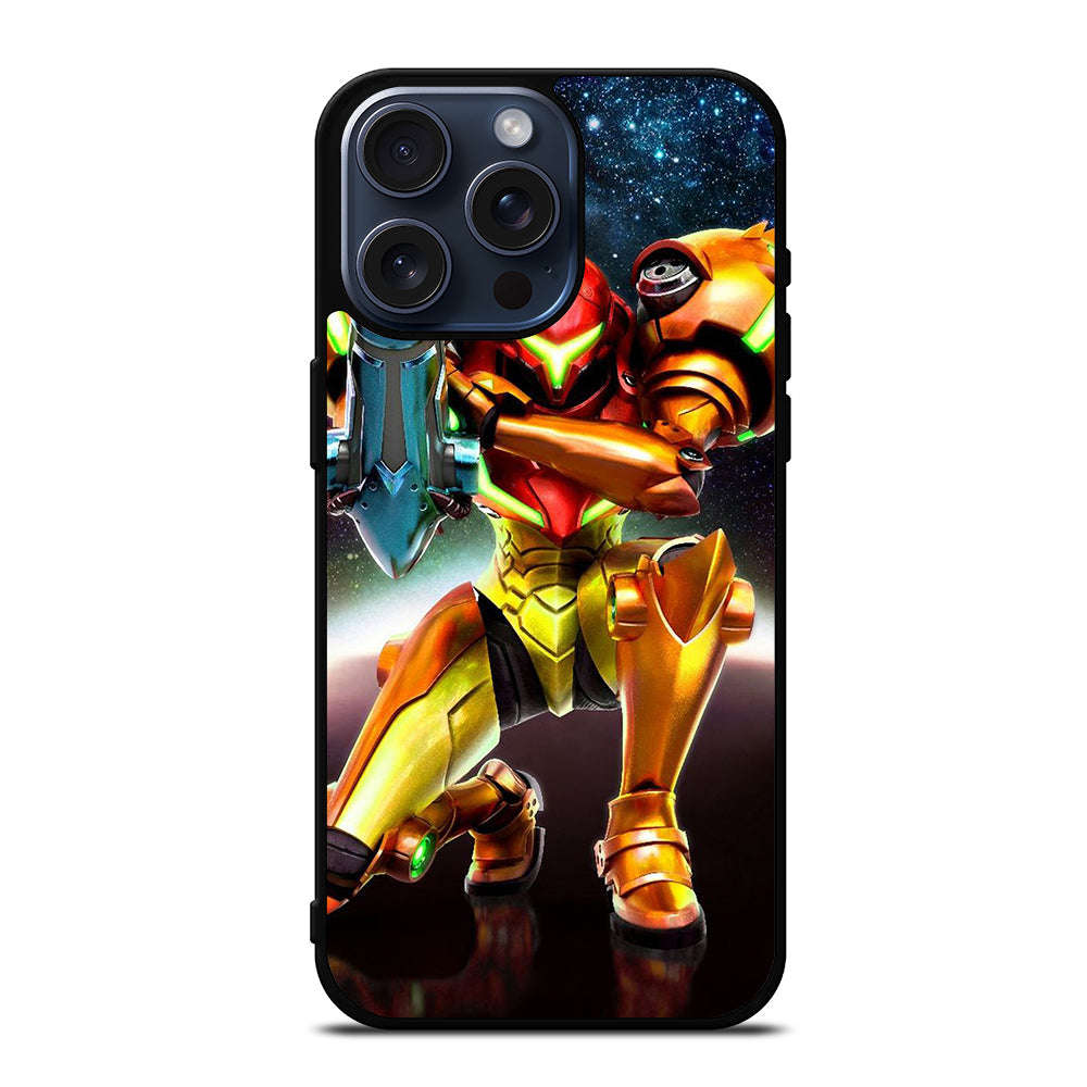 SAMUS ARAN METROID CARTOON iPhone 15 Pro Max Case Cover – casecentro